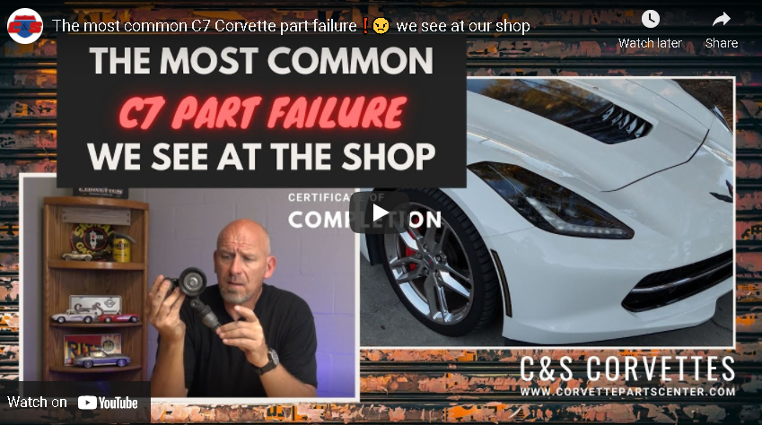The most common C7 Corvette part failure 😠 we see at our... – Corvette ...